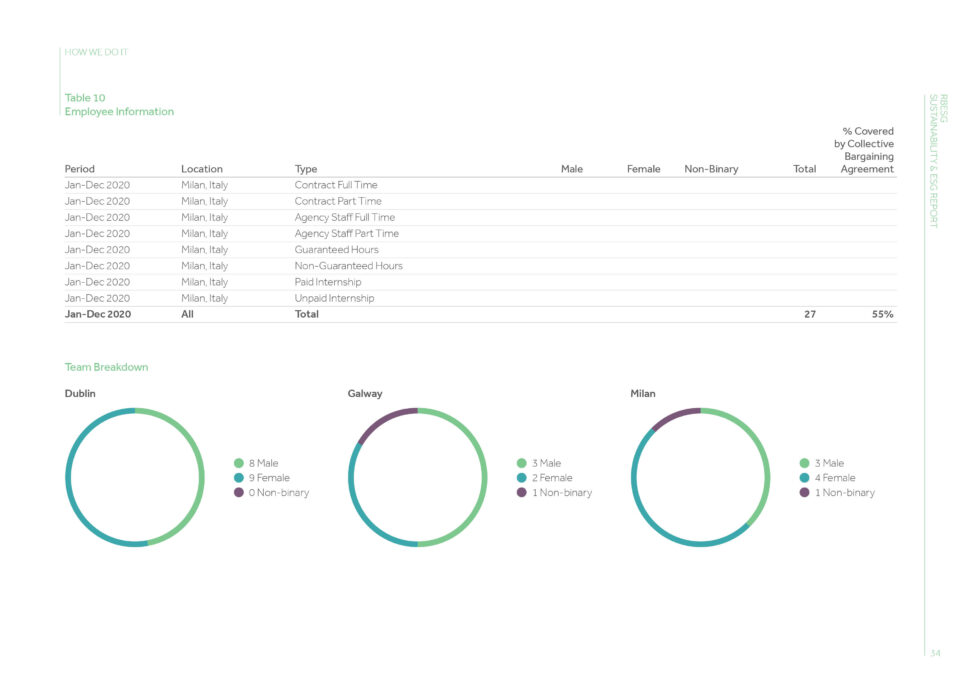 Sustainability and ESG report template