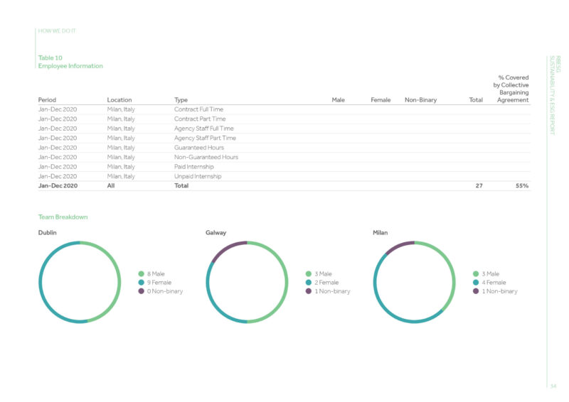 Sustainability and ESG report template