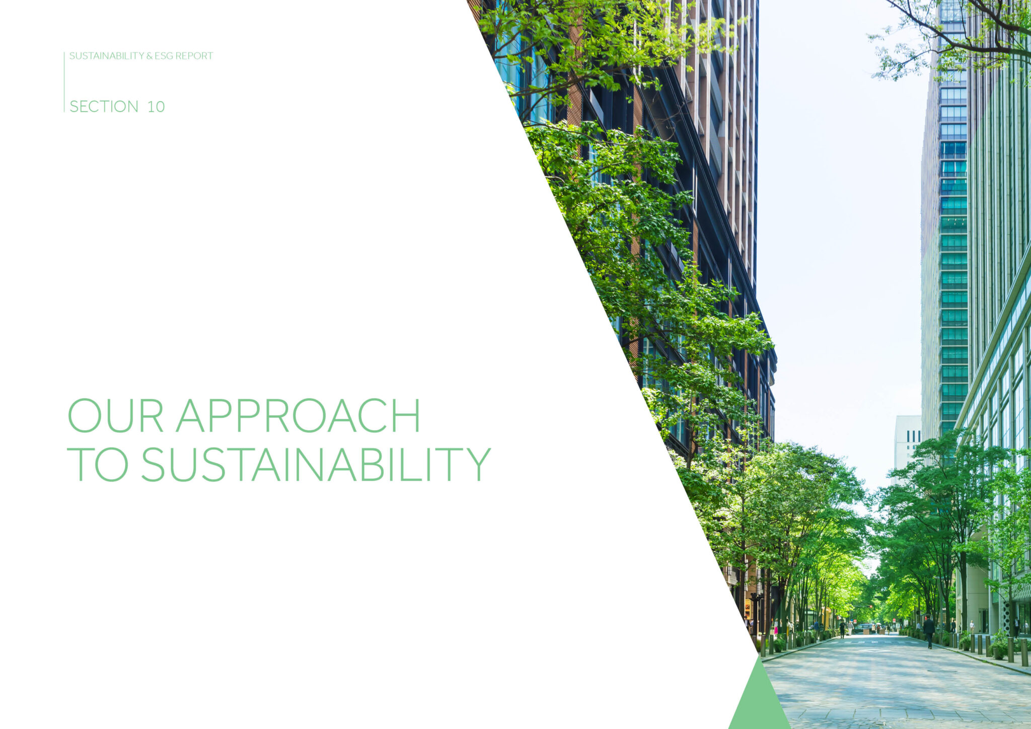 Sustainability and ESG report template