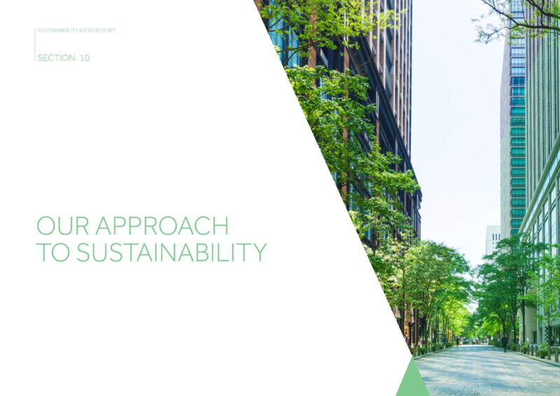 Sustainability and ESG report template